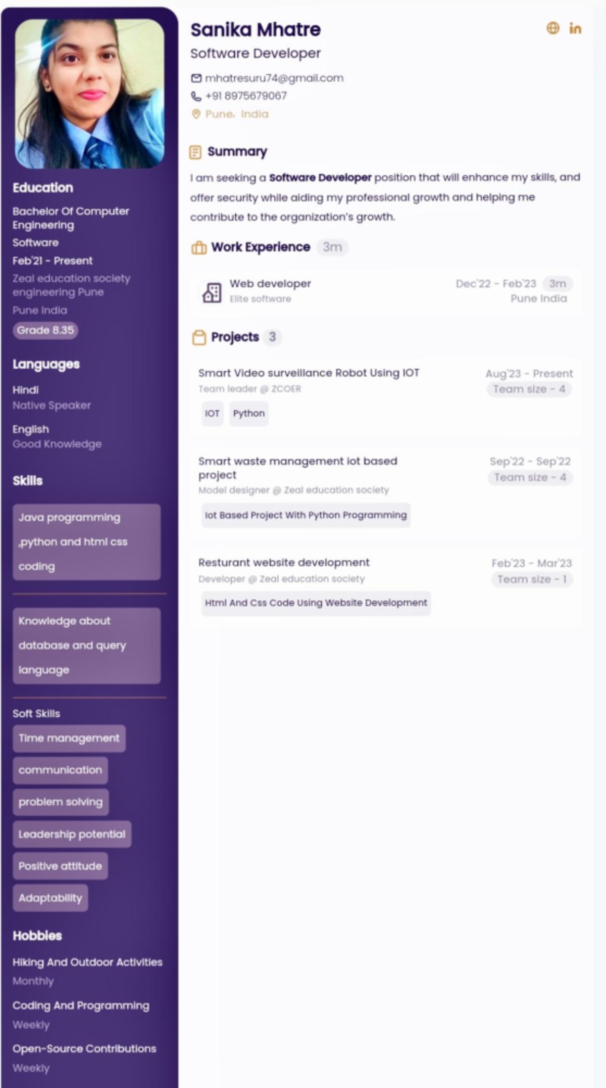Resume for drive - Computer Engineering - Studocu