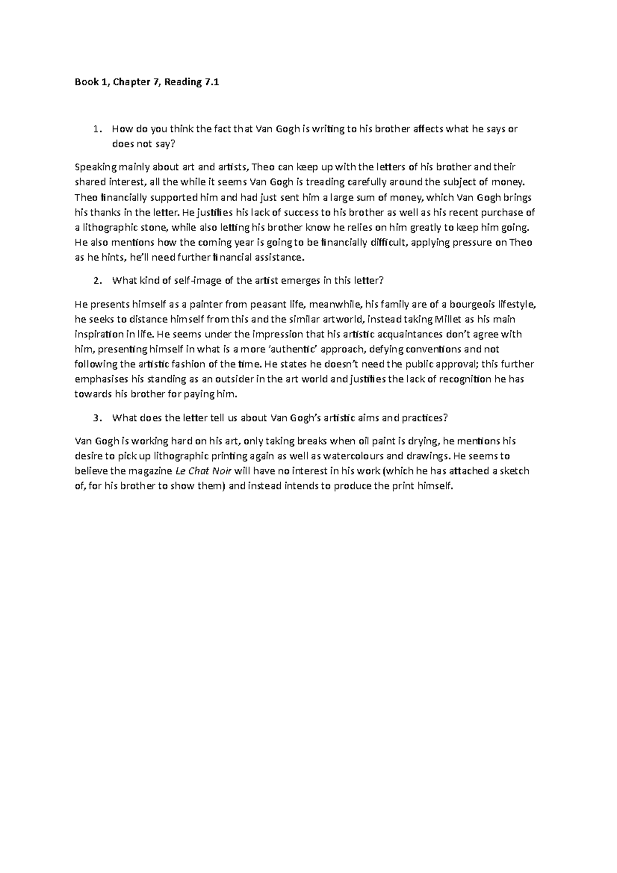 Book 1, Chapter 7, Reading 7 - Book 1, Chapter 7, Reading 7. How do you ...