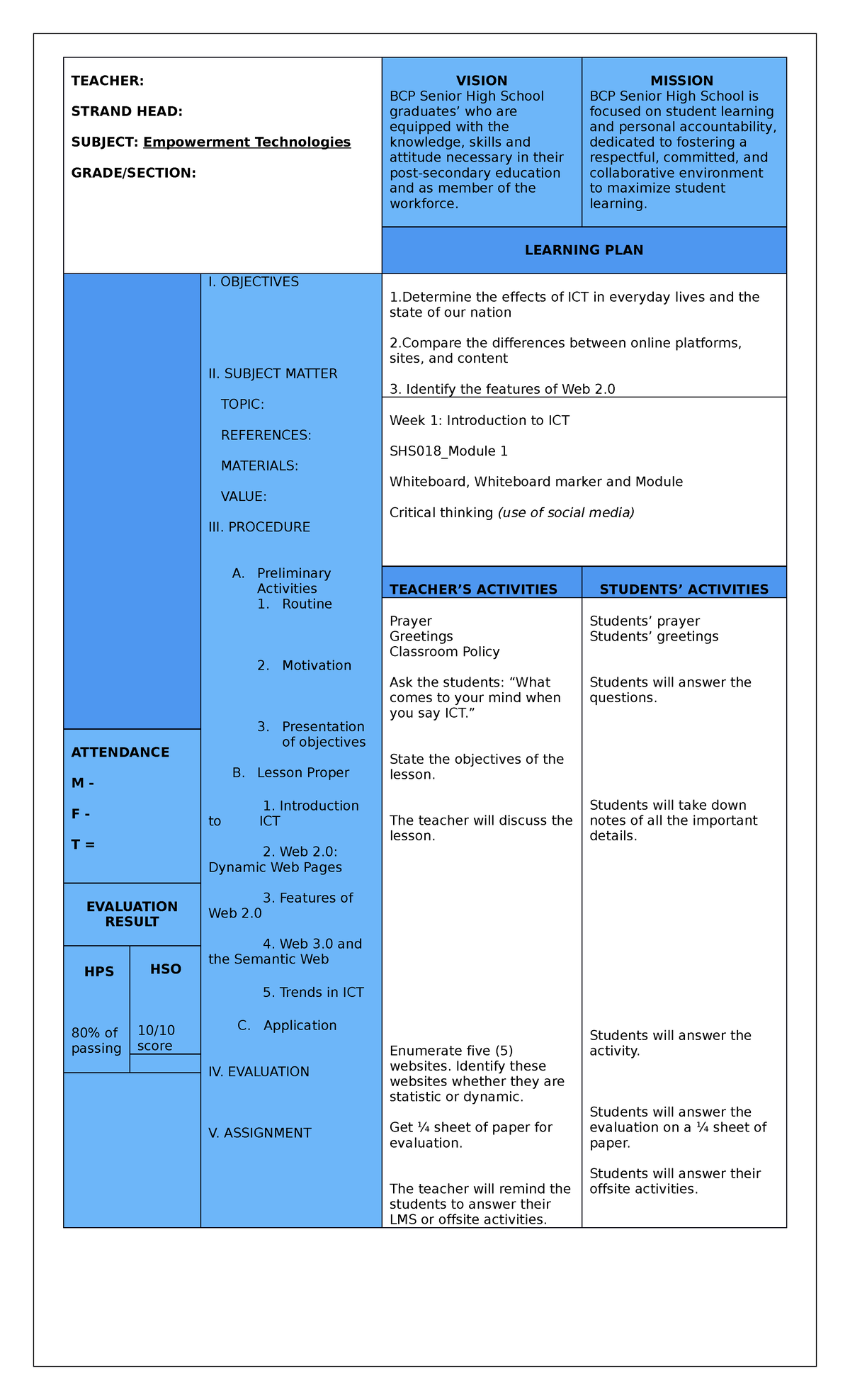 Etech-LP Module - Empowerment Technologies - TEACHER: STRAND HEAD ...