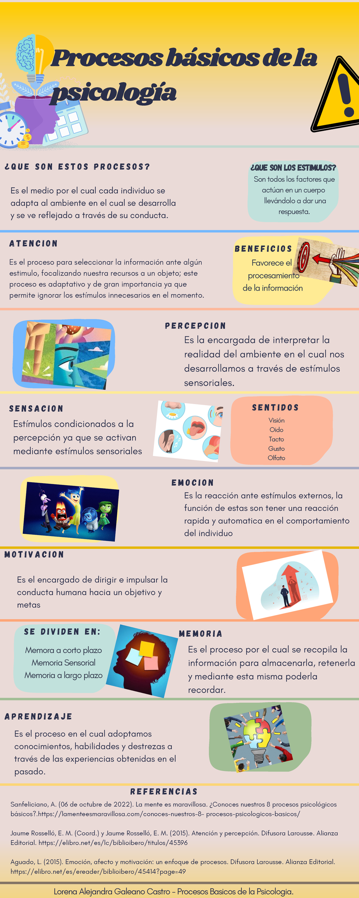 Procesos Psicologicos Basicos - Procesos básicos de la psicología A T E ...