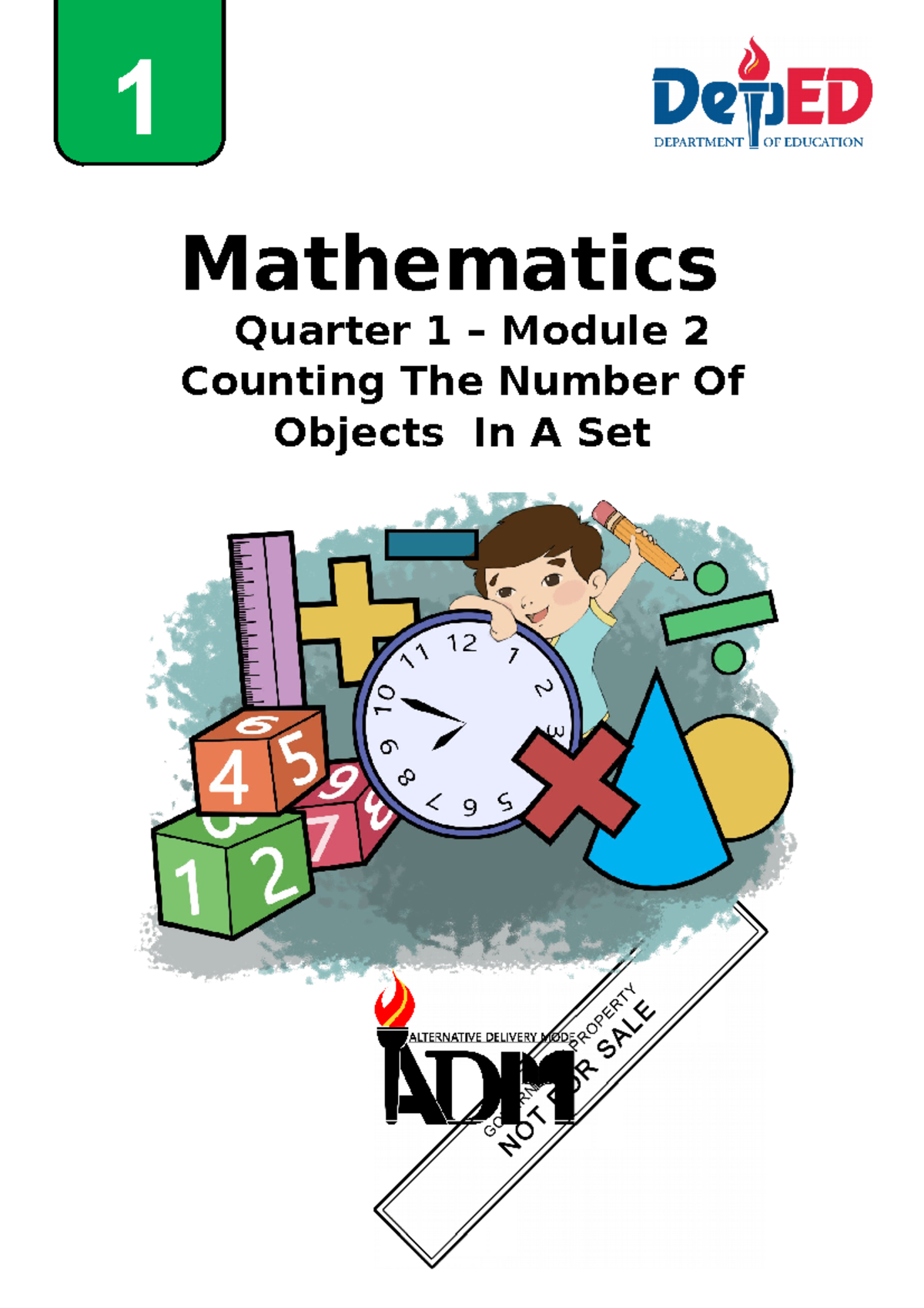 Math1 Q1 Mod2 Counting The Numbers Final - Mathematics Quarter 1 ...