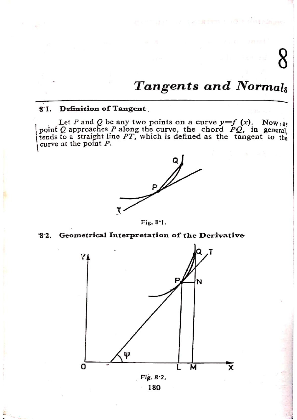 Tangent and Normals - BOOK - Mathematics - Studocu