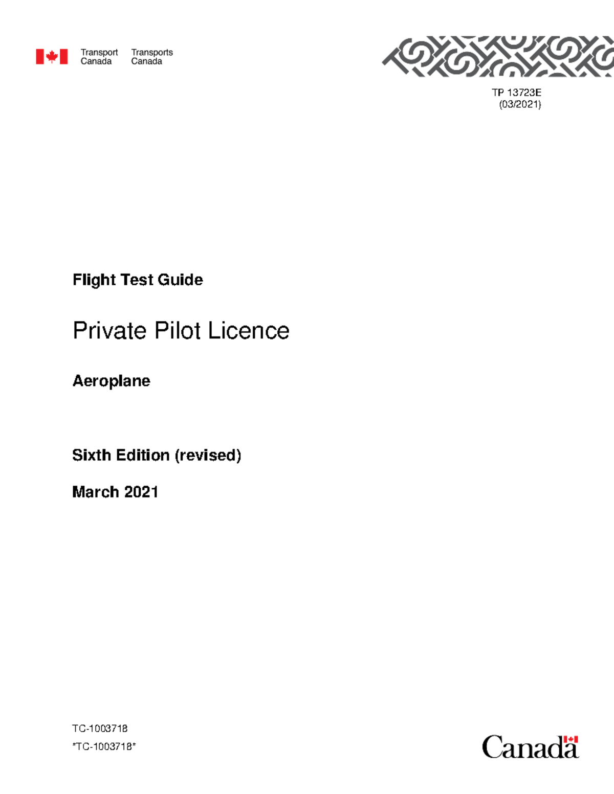 ppl-flight-test-guide-tc-tc-1003718-tp-13723e-03-2021-flight-test