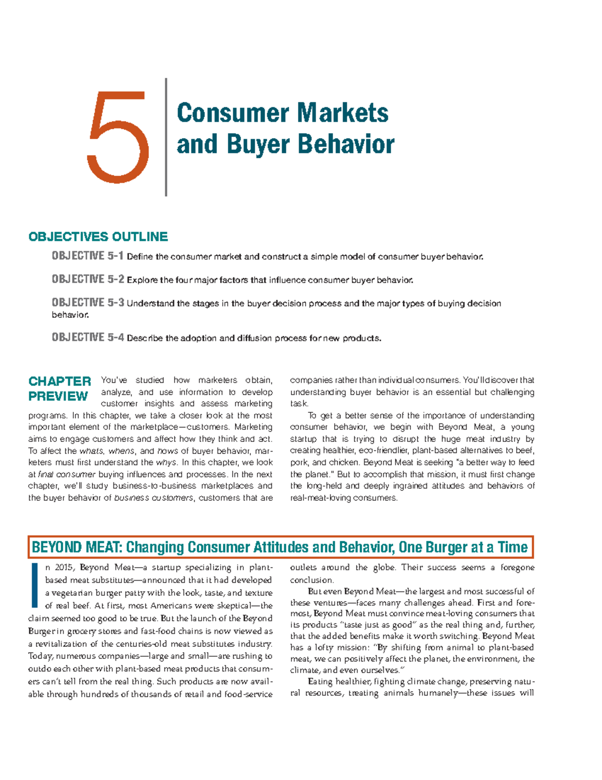 Chapter 5 - Principles of Marketing - You’ve studied how marketers ...