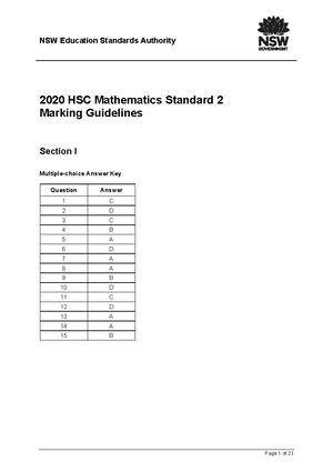 2022 hsc mathematics standard 2 - NSW Education Standards Authority ...