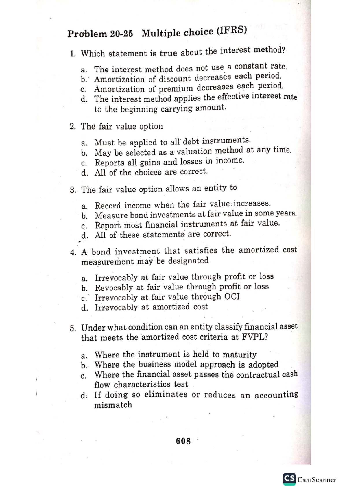 Problem 20 - Intermediate Accounting (Volume One) 2021 Edition By ...