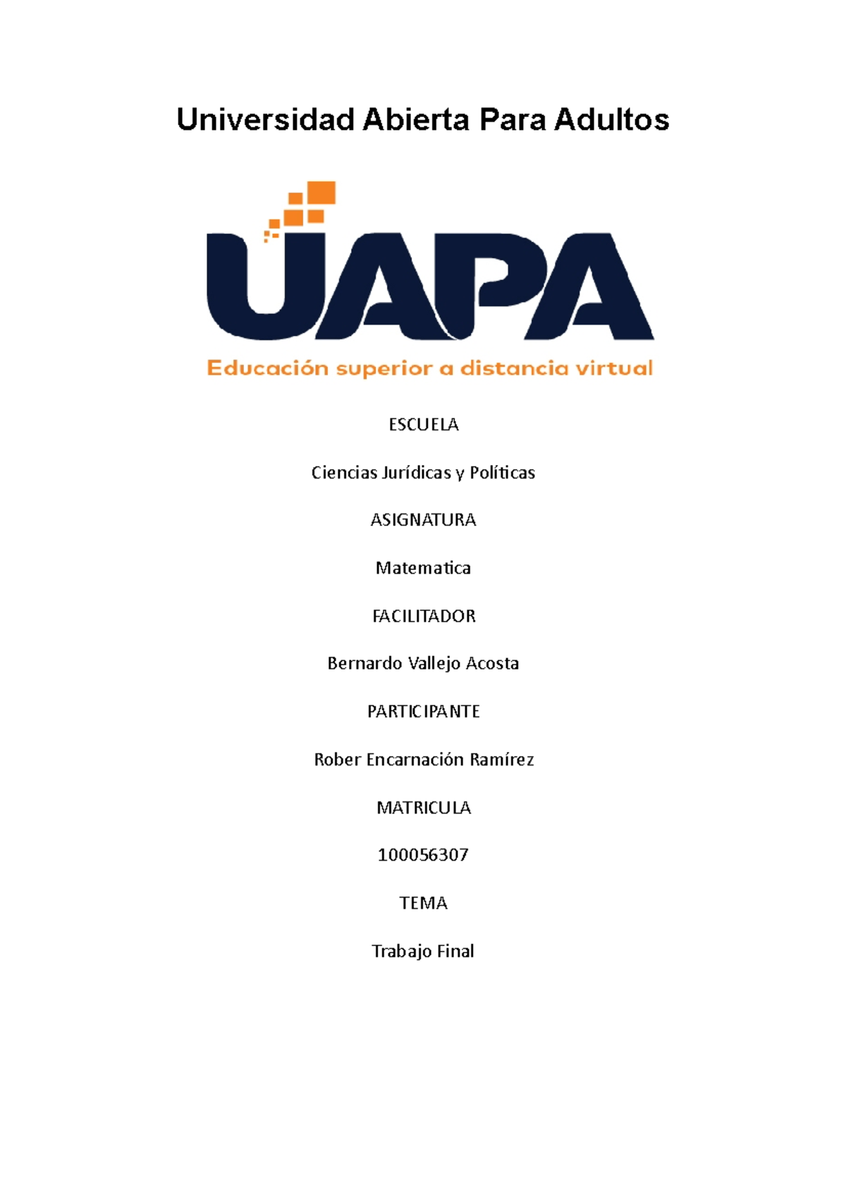 Español semana 7 - Esoanol 1 - Universidad Abierta Para Adultos ESCUELA ...