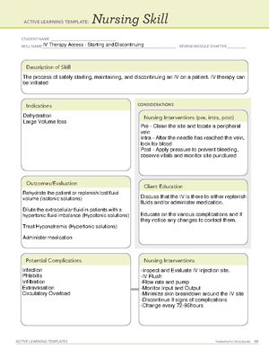 Mixing and Administering Insulin - ACTIVE LEARNING TEMPLATES ...
