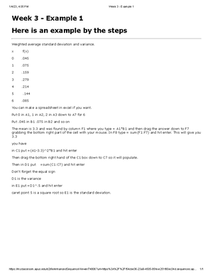Geometric, Poisson and Binomial Week 4 - Week 5 - Example 7 Here is an ...