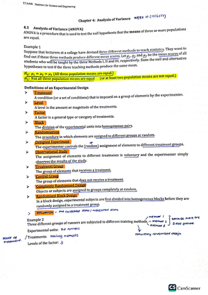 Statistical Tables for STA 408 - Statistics For Science And Engineering - Studocu