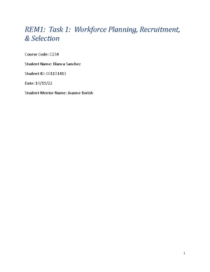D082 Task 2 - Task 2 Passed - D082 Task 2 Blanca Sanchez A. Personal ...