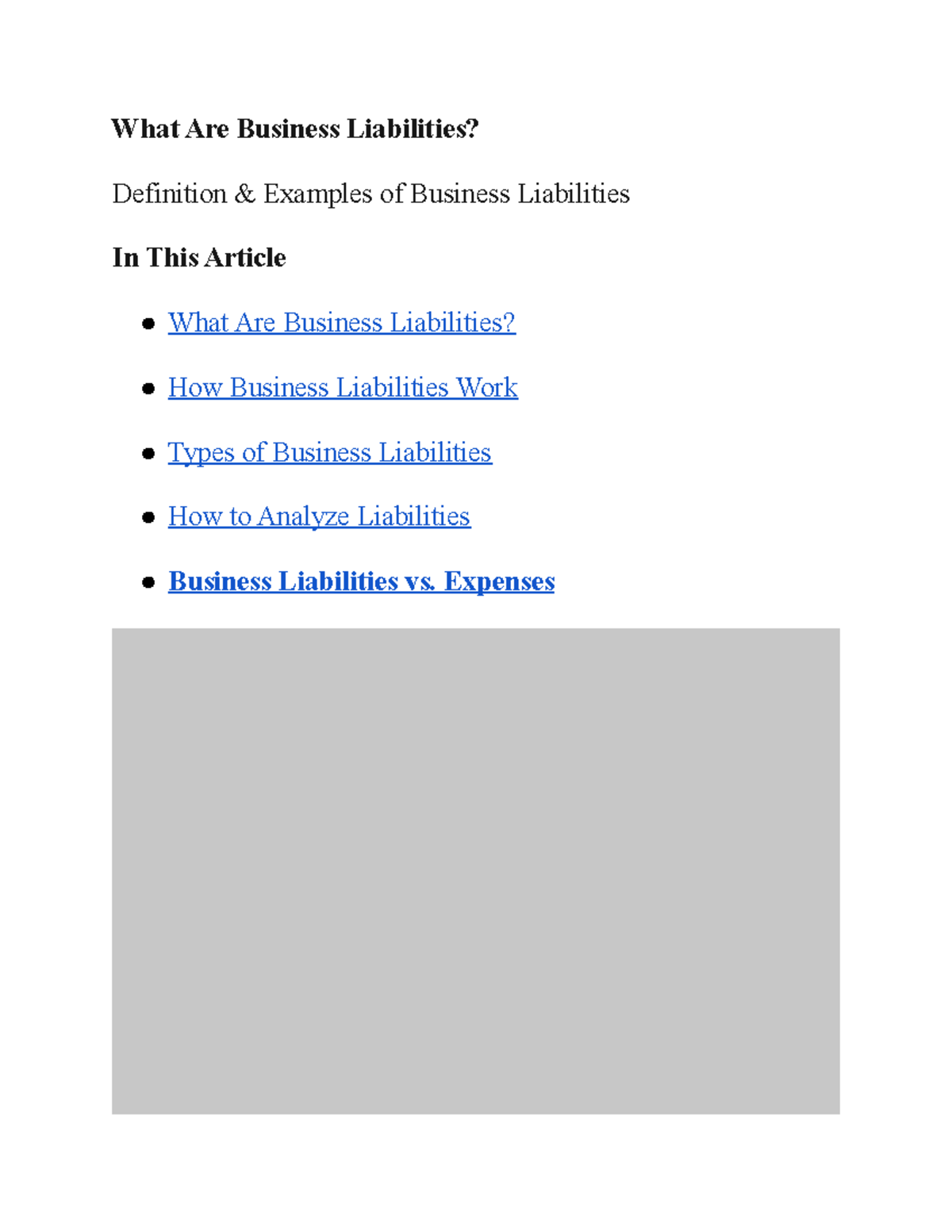 Liabilities 16 - extra notes - What Are Business Liabilities ...