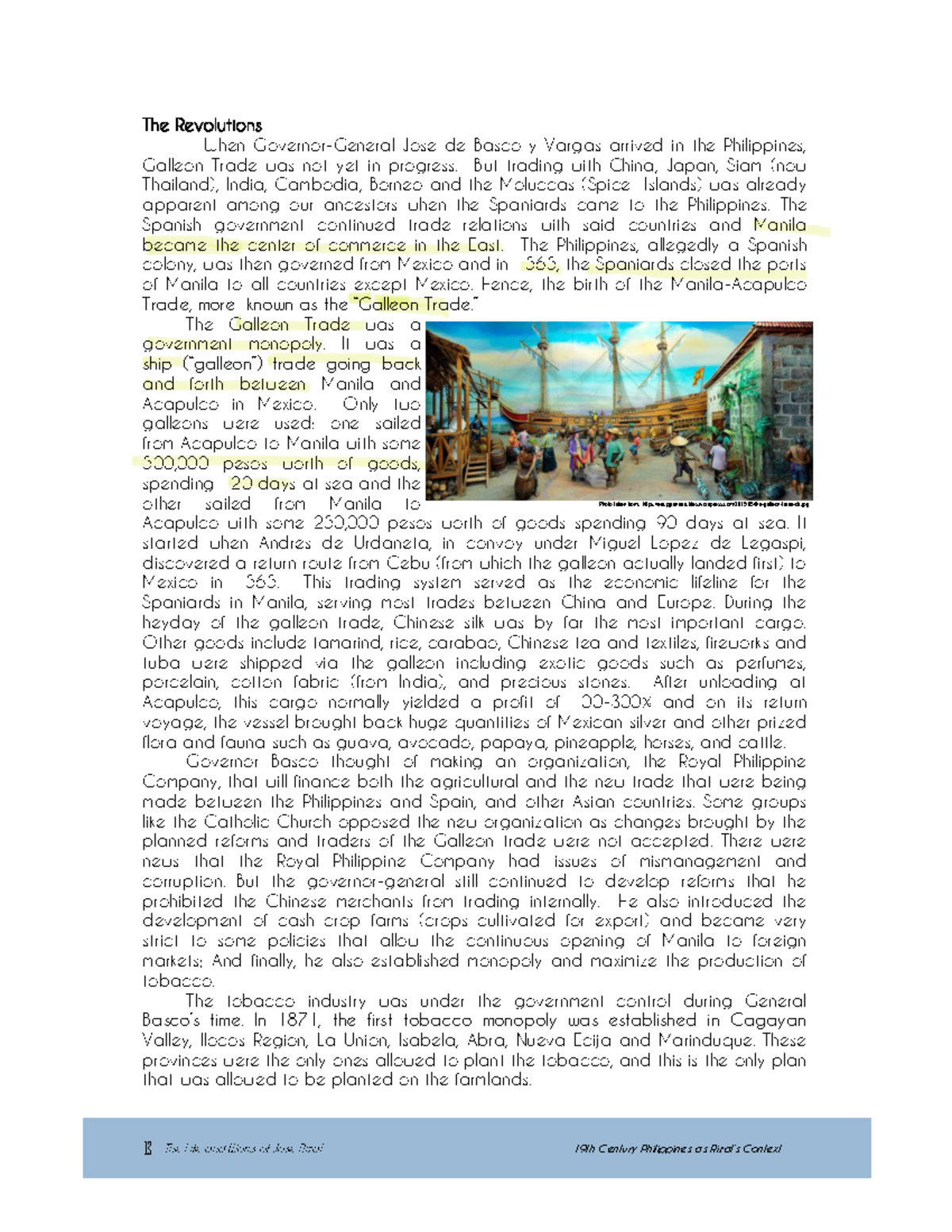 19th Century Philippines as Rizals Context - The Revolutions When ...