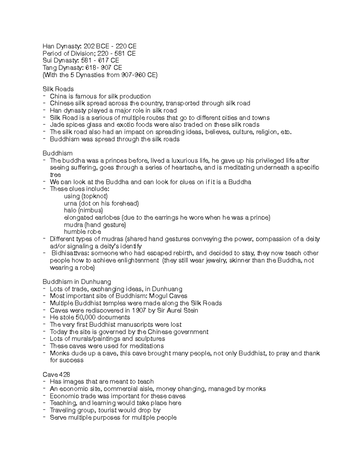 ART HIS DIS 4 pdf - Prof: Lee, H. Von Falkenhausen, - Han Dynasty: 202 ...