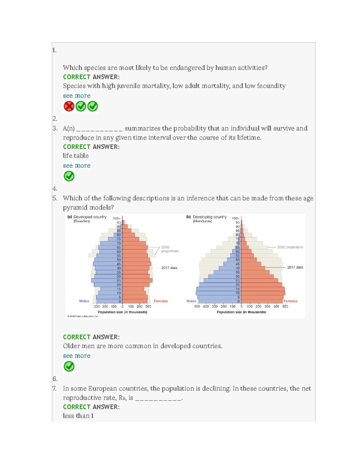 Chapter 51 Population Ecology First Group Dynamic Study Module - 1 ...