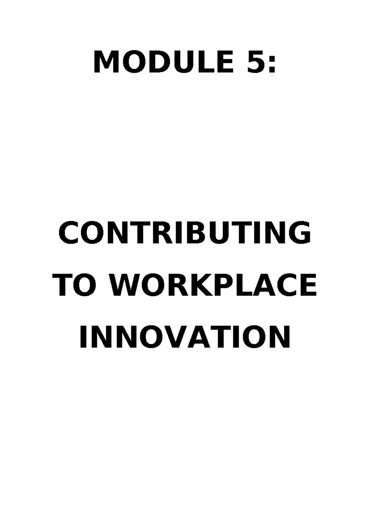 CSS NC 2 UC 2 - UNIT OF COMPETENCY - MODULE 5: CONTRIBUTING TO ...