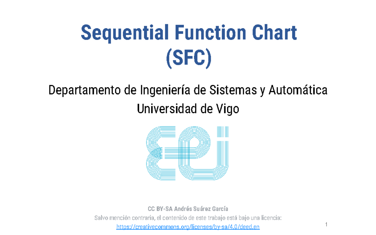Lab 09 grafcet - Sequential Function Chart (SFC) Departamento de ...