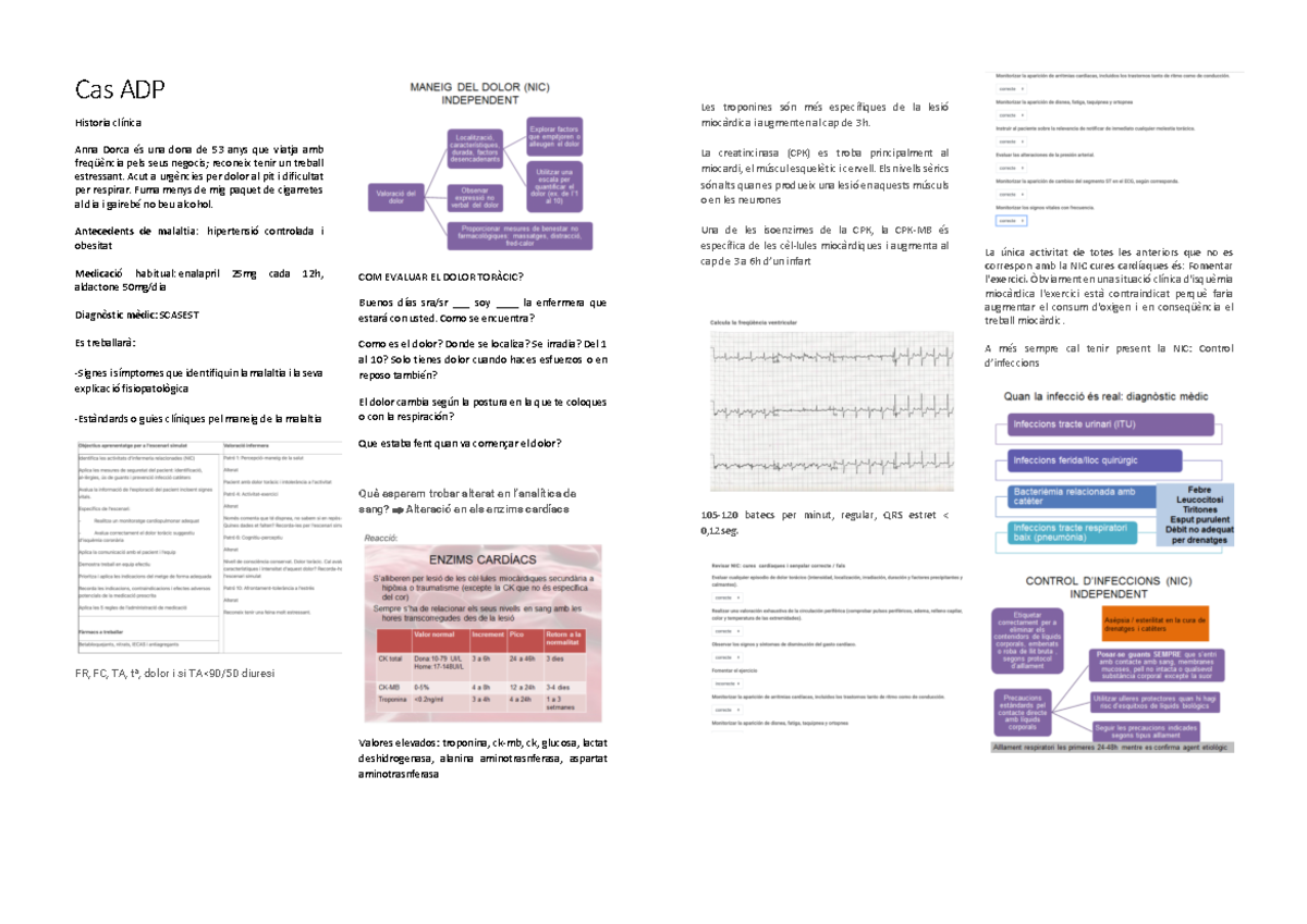 Cas ADP - Preguntas resueltas caso teórico simulación de tercero - Cas ...