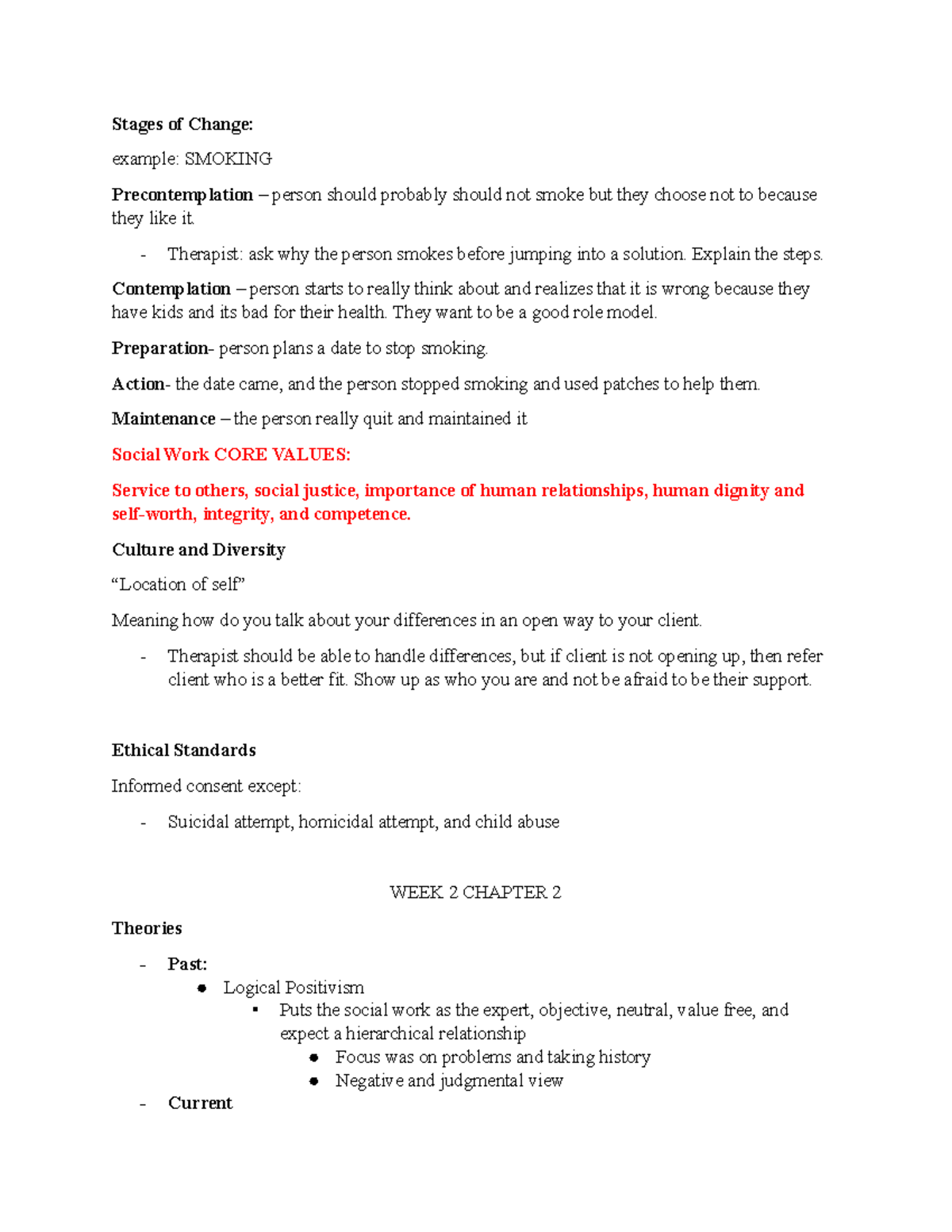 Sw 320 - This is the first in the sequence of practice classes with the ...