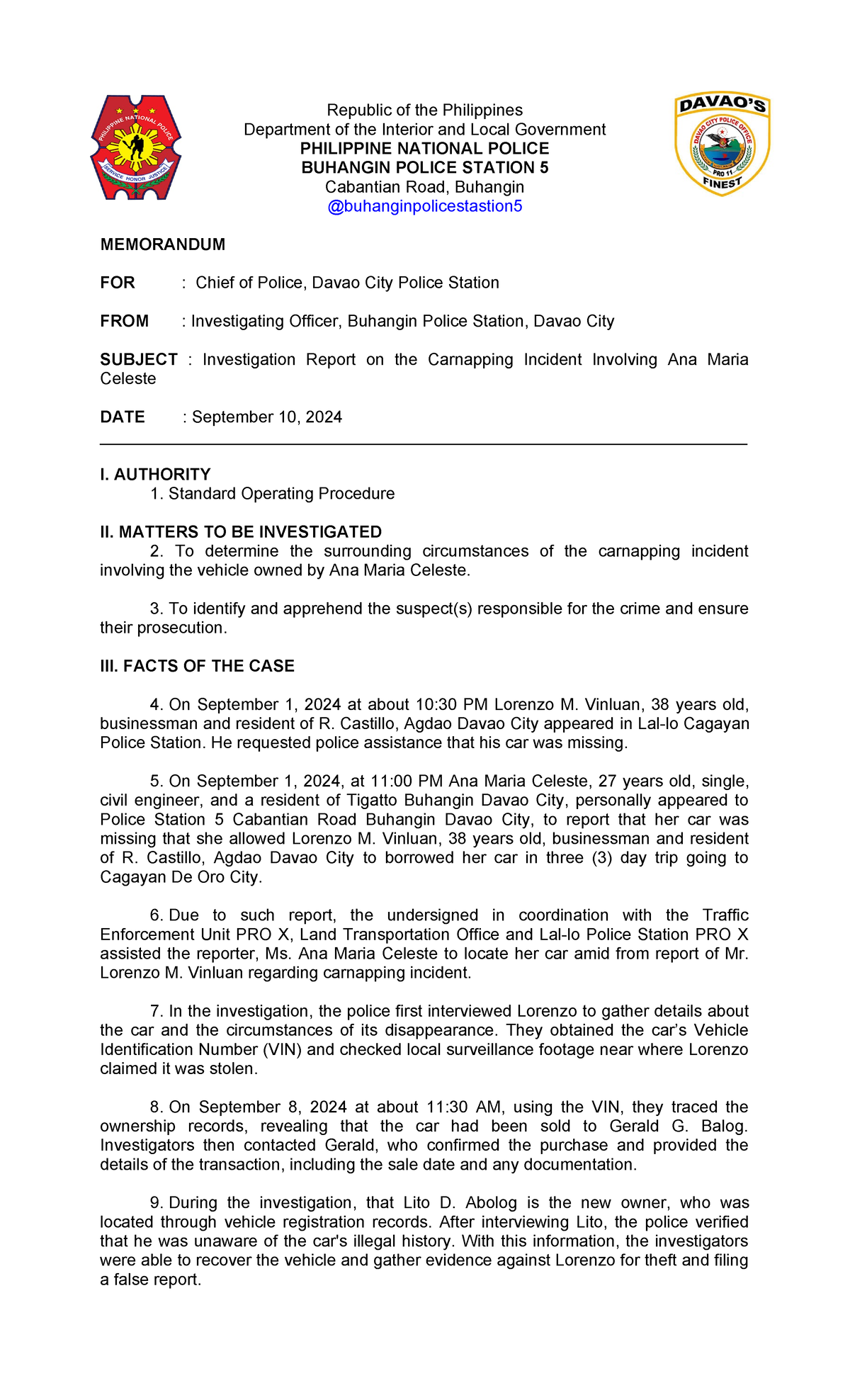 IR- Group-4 - Qeew - Republic of the Philippines Department of the ...