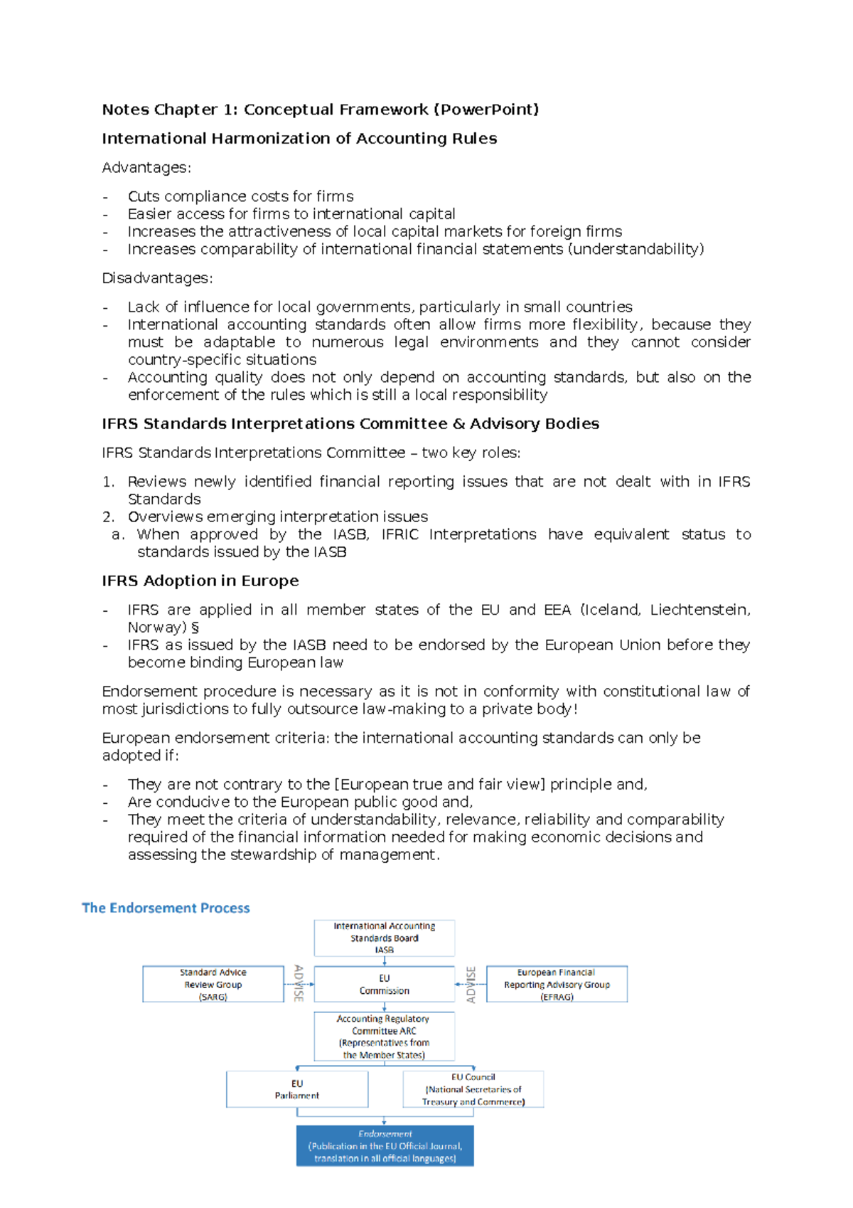 Chapter 1 CF (powerpoint) - Notes Chapter 1: Conceptual Framework ...