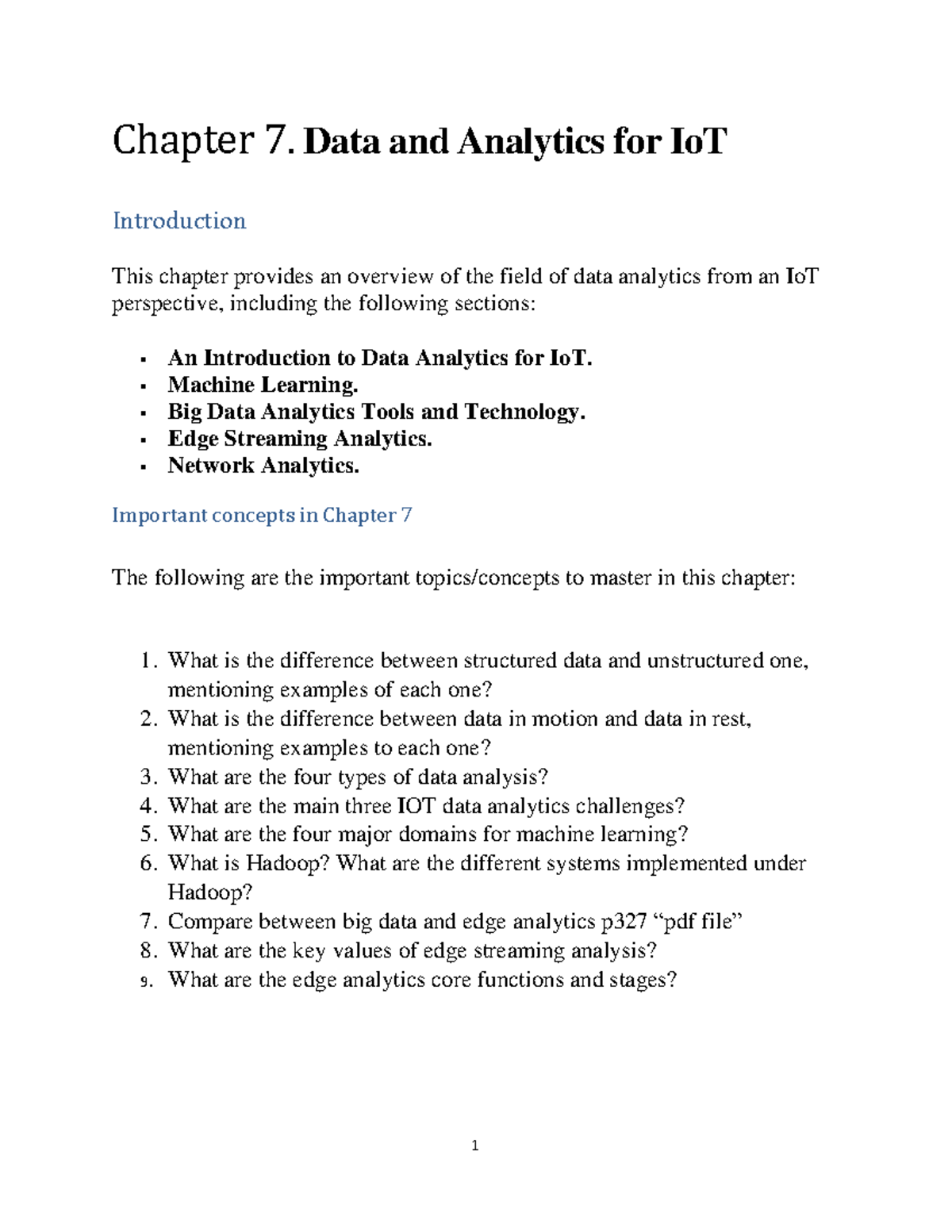 Chapter 7 Summary Data And Analytics For Iot Warning Tt Undefined Function 32 Chapter 7