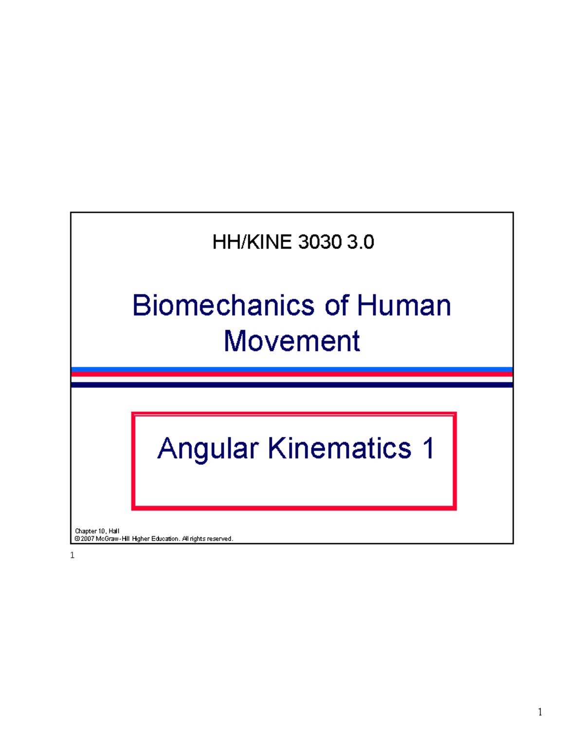 6. Angular Kinematics relative vs absolute 1 - Chapter 10, Hall © 2007 ...