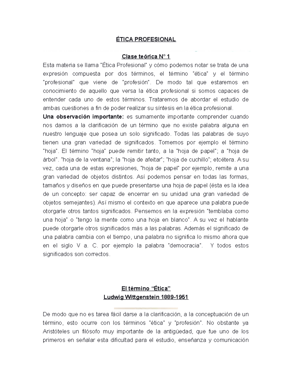 E. P. Clase 1 - espero que les sirva demasiado esto a ustedes , a ...