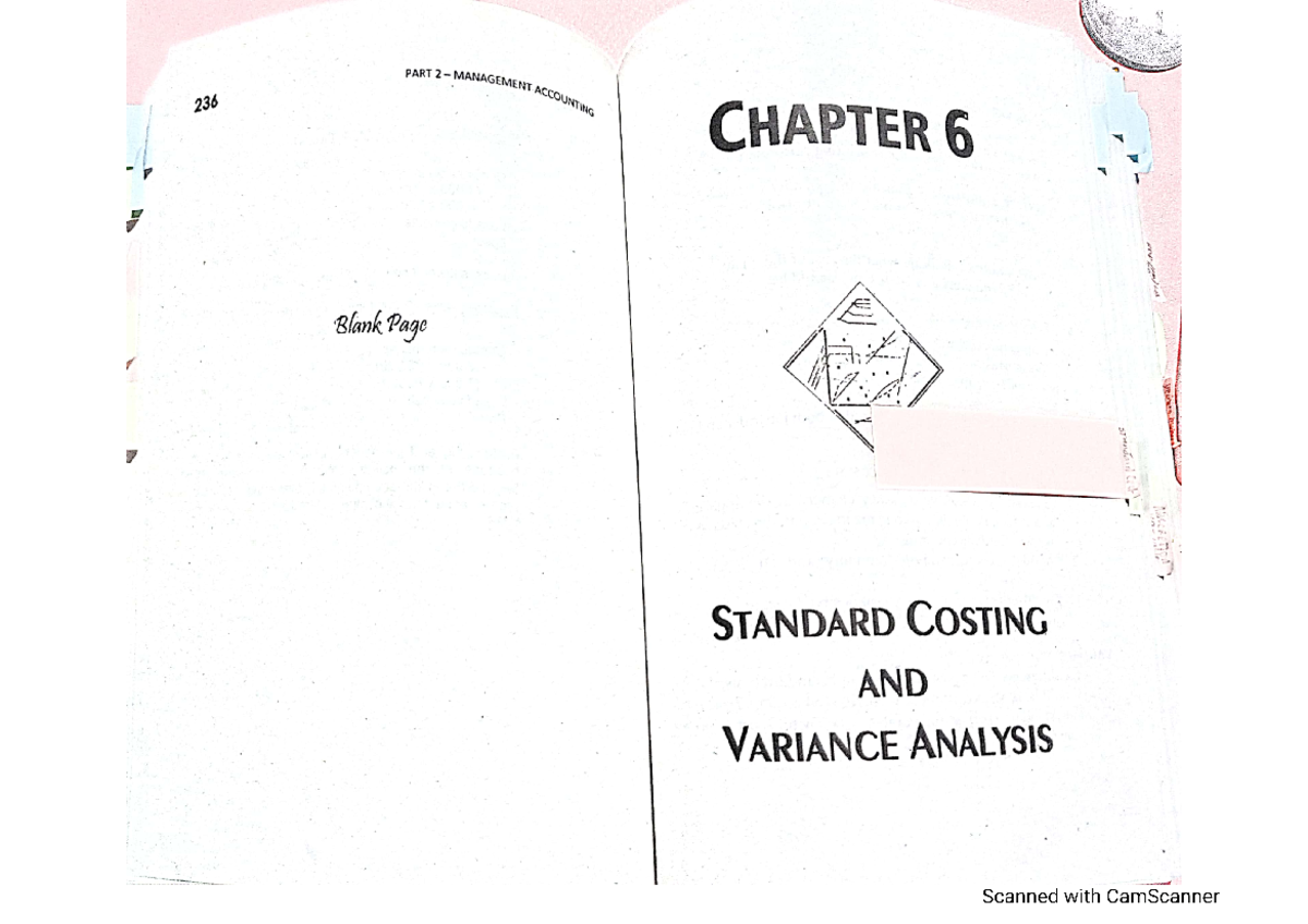 Standard Costing and Variance Analysis - Management Accounting - Studocu