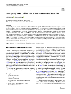 RRL 4 - Review Of Related Literature for Early Childhood Research - See ...