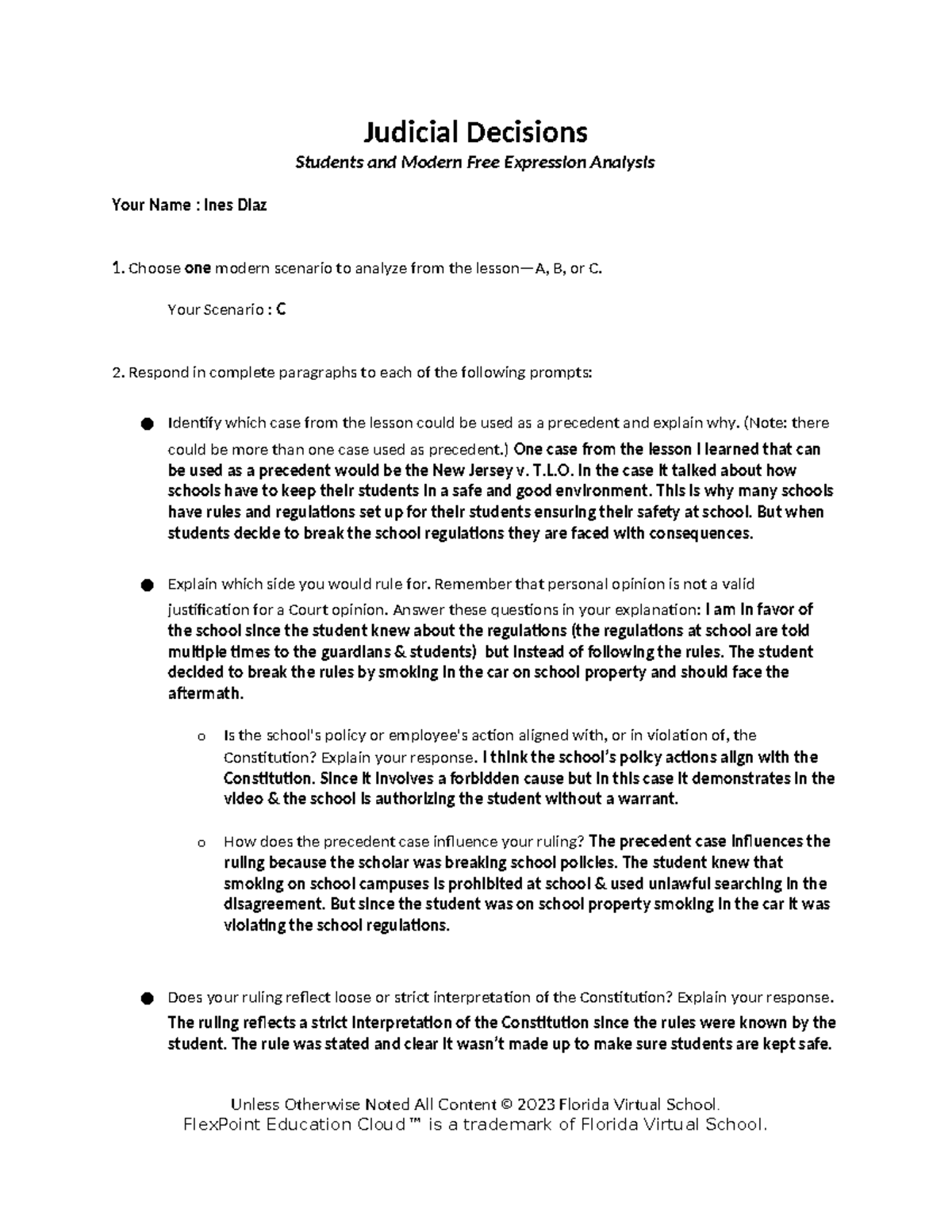Judicial Decisions - Ines Diaz - Judicial Decisions Students and Modern ...