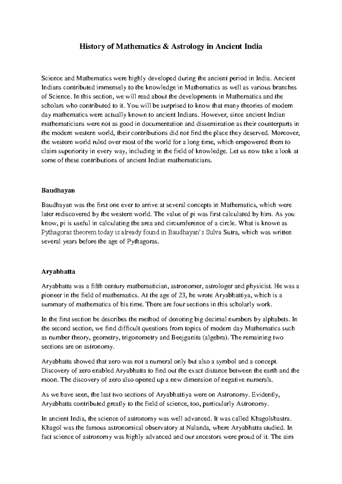 Ancient scientists - Bop - History of Mathematics & Astrology in ...