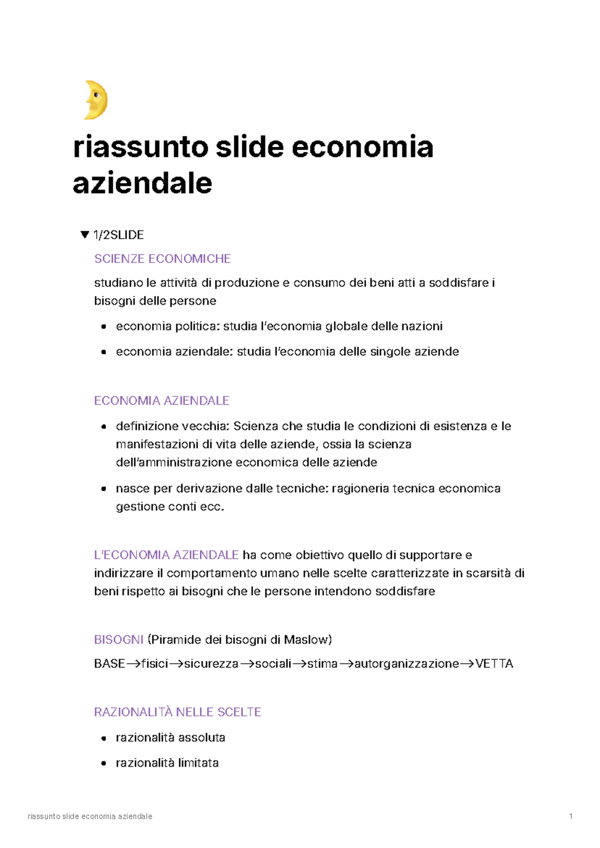 Riassunto slide economia aziendale adf4336983 aa4ff0b88a3550b13a35d9 ...