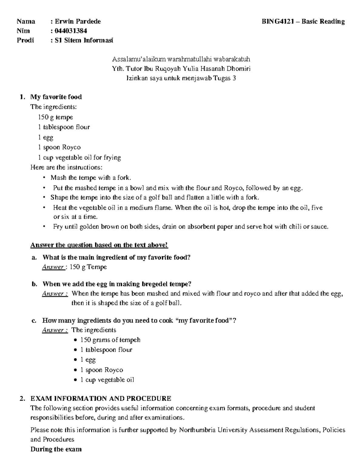 Tugas 3 Mk Basic Reading Nama Erwin Pardede Bing4121 Basic