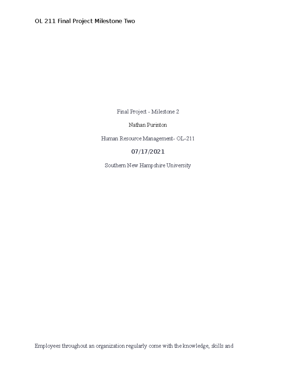 Final Project Milestone 2 - Final Project - Milestone 2 Nathan Purinton ...