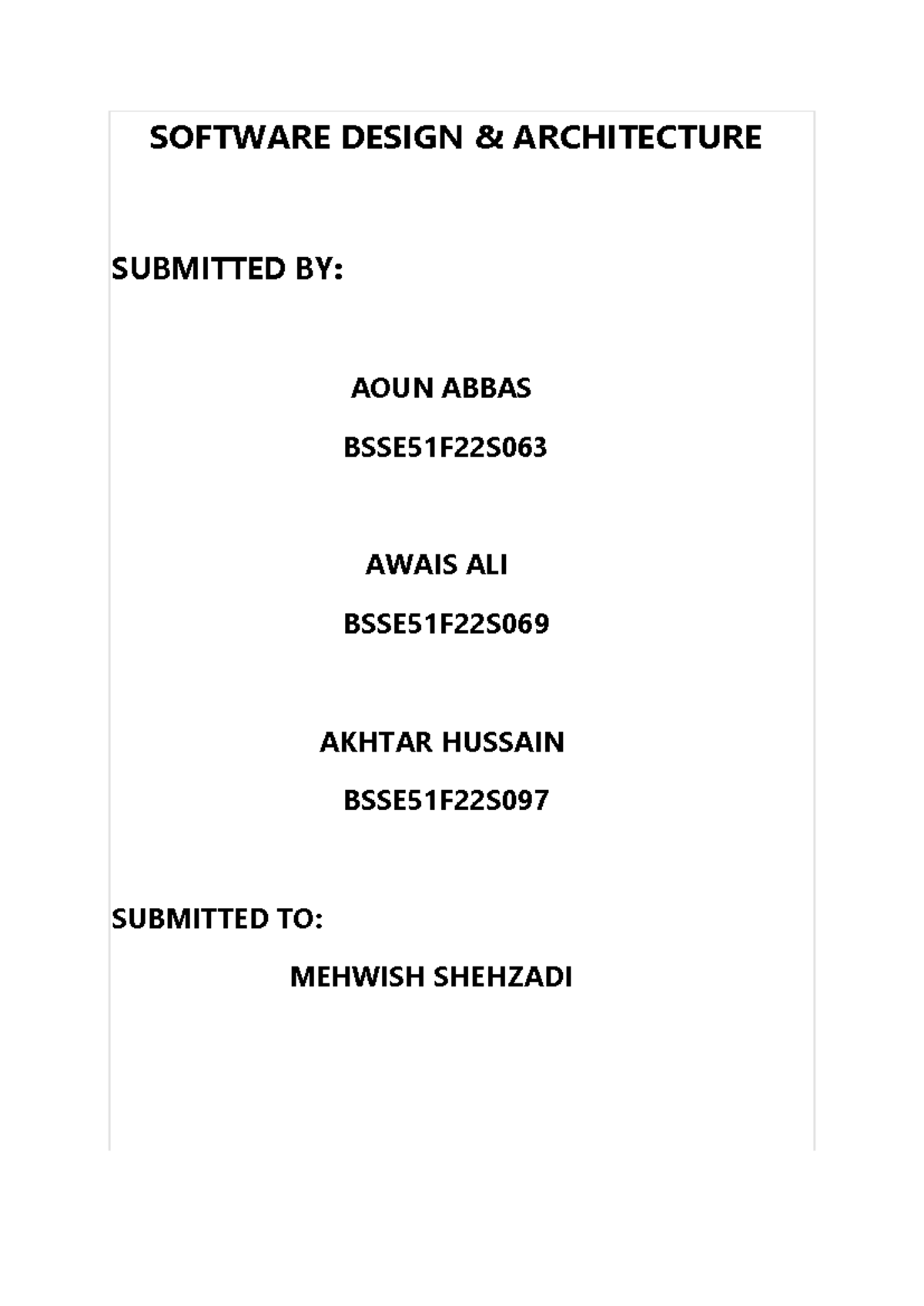 Software Design - its the lab programs for SDA - SOFTWARE DESIGN ...