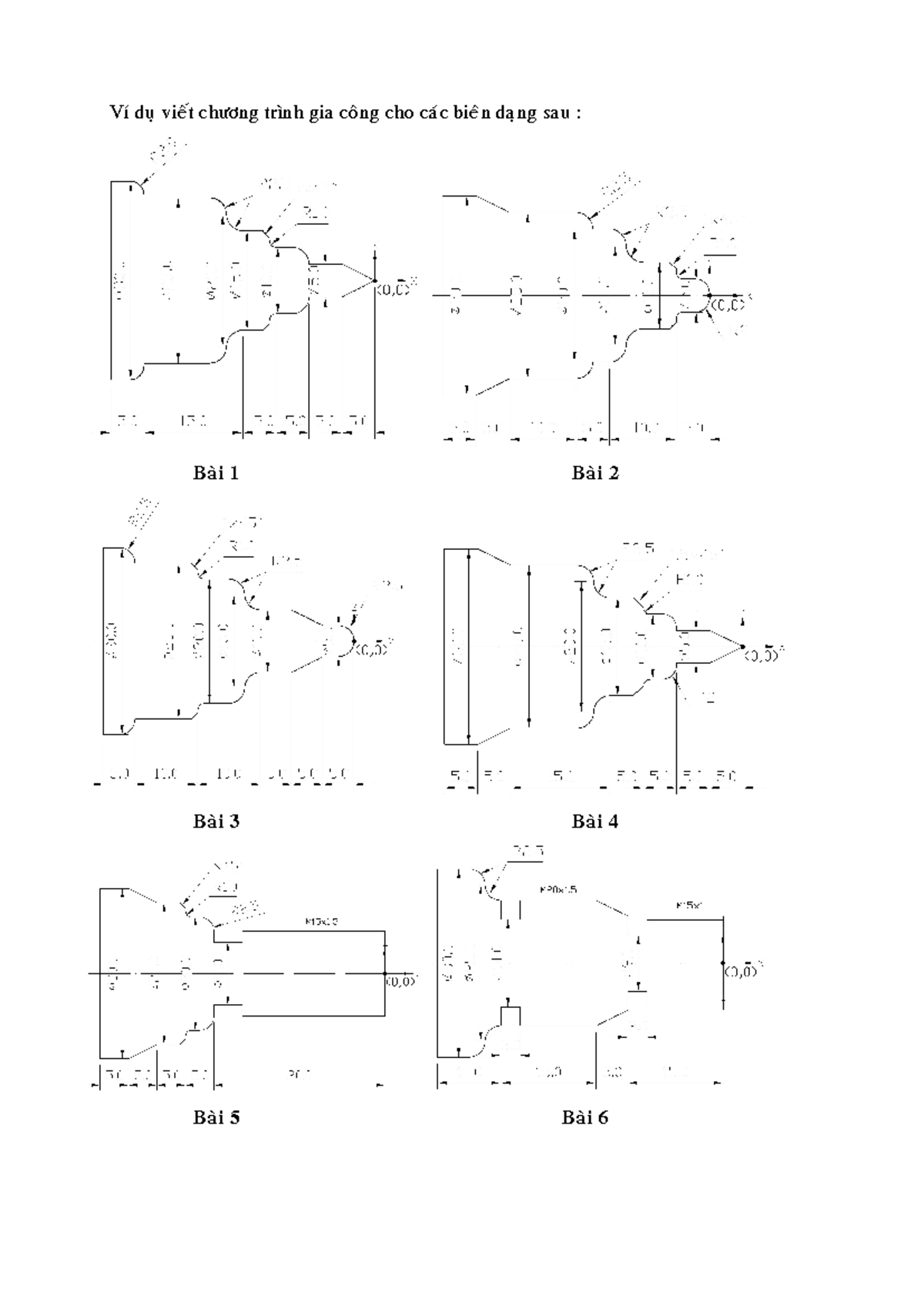 Bai-tap-Tien - Ve Ky Thuat Co Khi - Ví duï vieát chöông trình gia coâng ...
