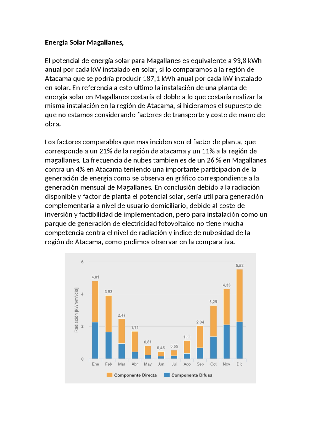 Energia solar Magallanes - Energia Solar Magallanes, El potencial de ...