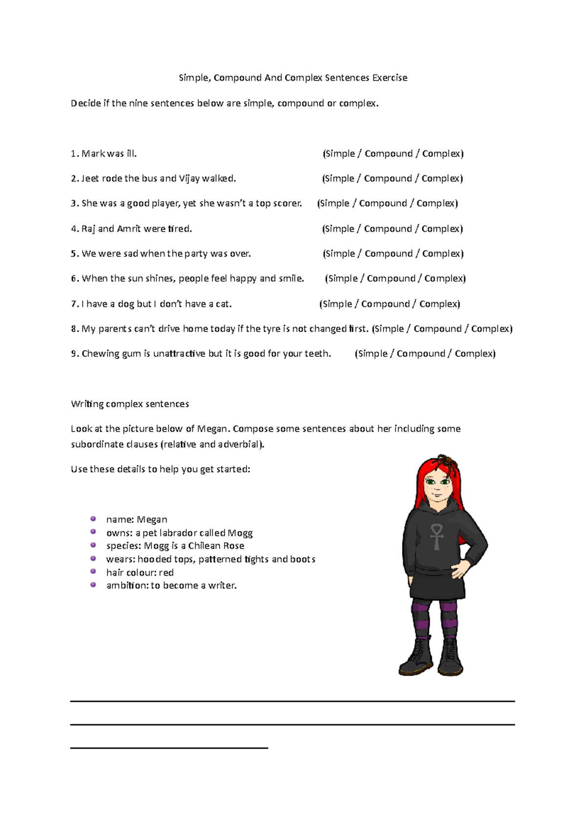 Simple And Complex Sentences Exercise Simple Compound And Complex simple-and-complex-sentences-exercise-simple-compound-and-complex
