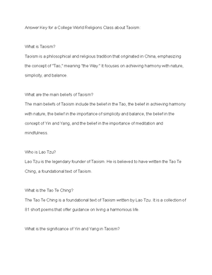 Intro Religious Studies - ####### ANSELM ACADEMIC INTRODUCTION TO ...