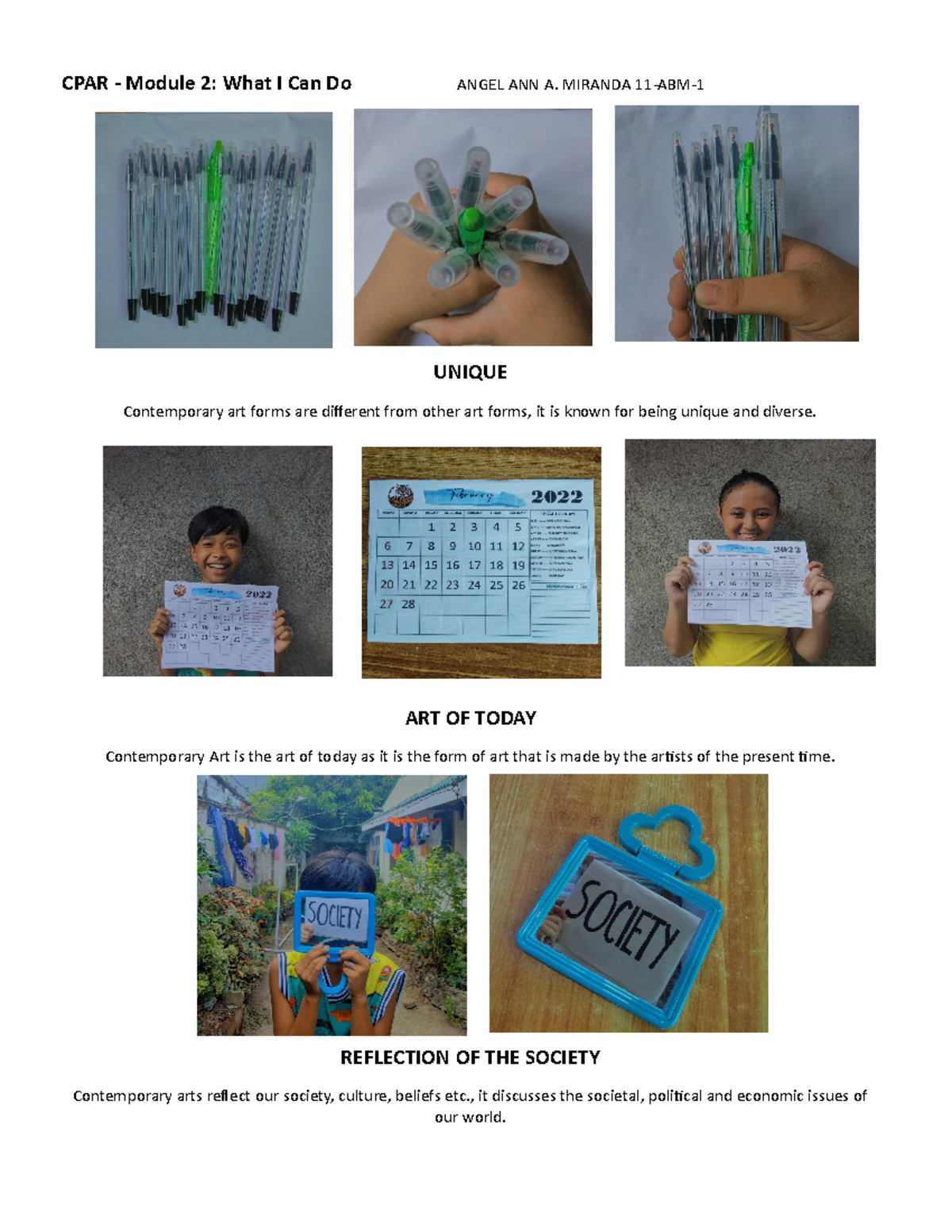 CPAR Photoshoot +Physical Science Infographic - CPAR - Module 2: What I ...