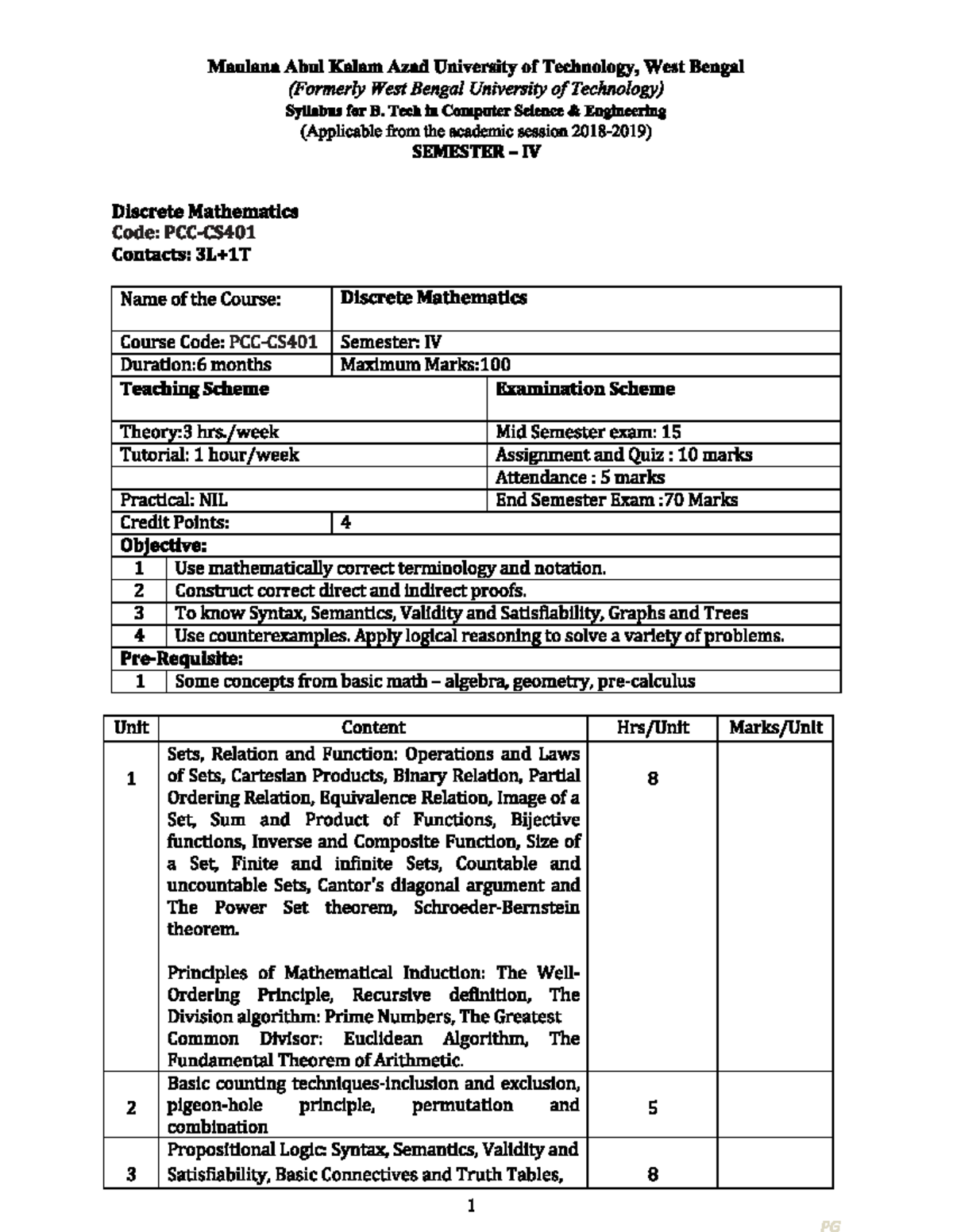 4th sem-syll - Design And Analysis Of Algorithm - Studocu