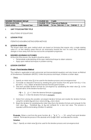Module 3- Iterative Polynomial Function Techniques - ITERATIVE ...