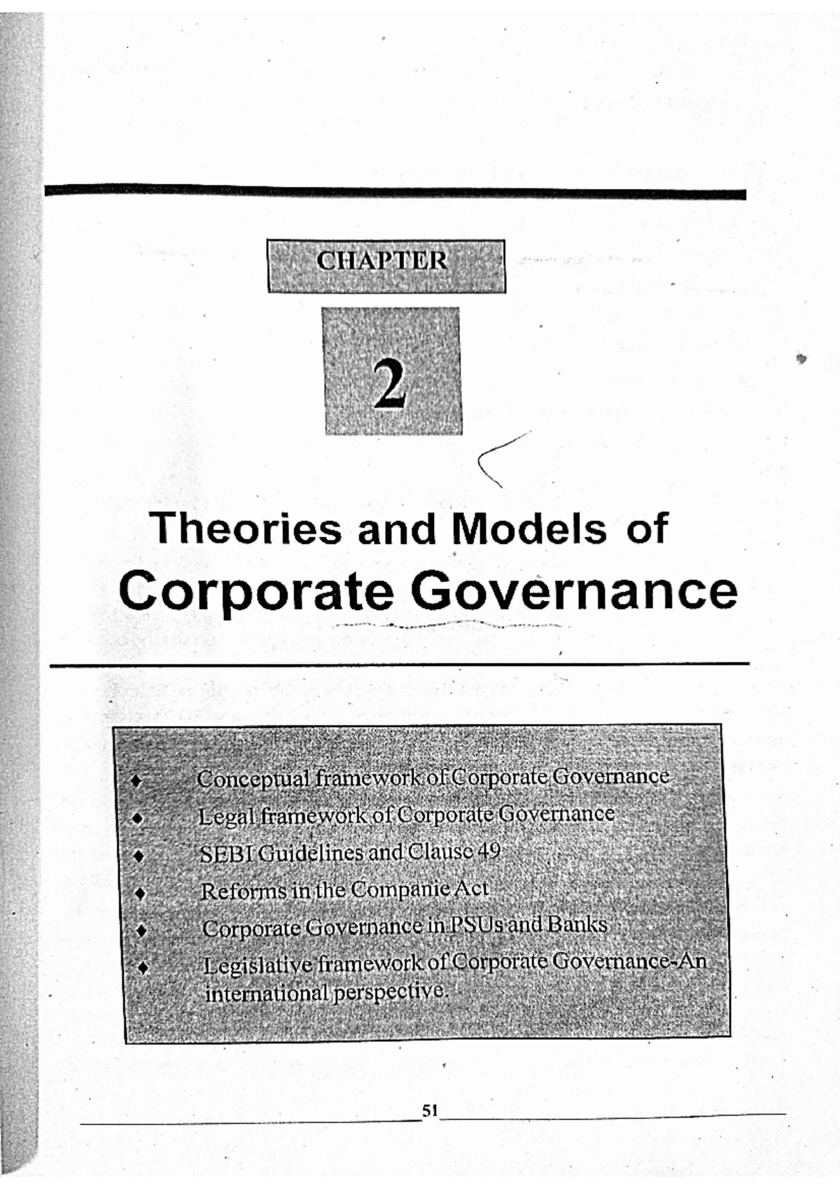Theories and models of Corporate Governance - M.Com - Studocu