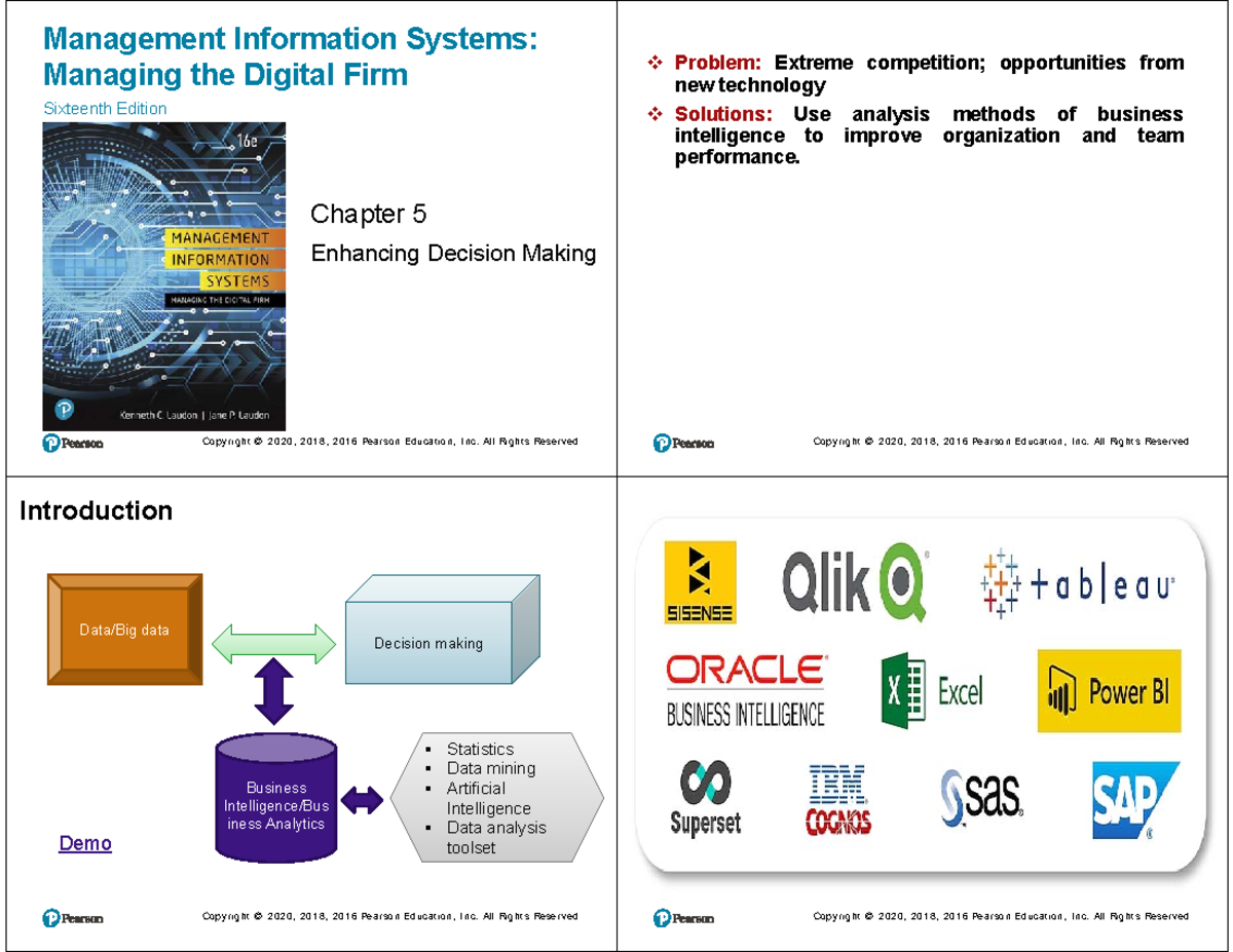 Lecture 5 - Management Information Systems:Managing the Digital Firm ...