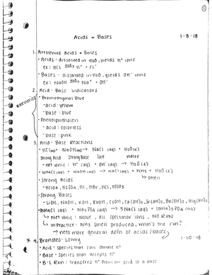 Chem 2 final exam study guide - Chem II Final Exam Study Guide Lecture ...