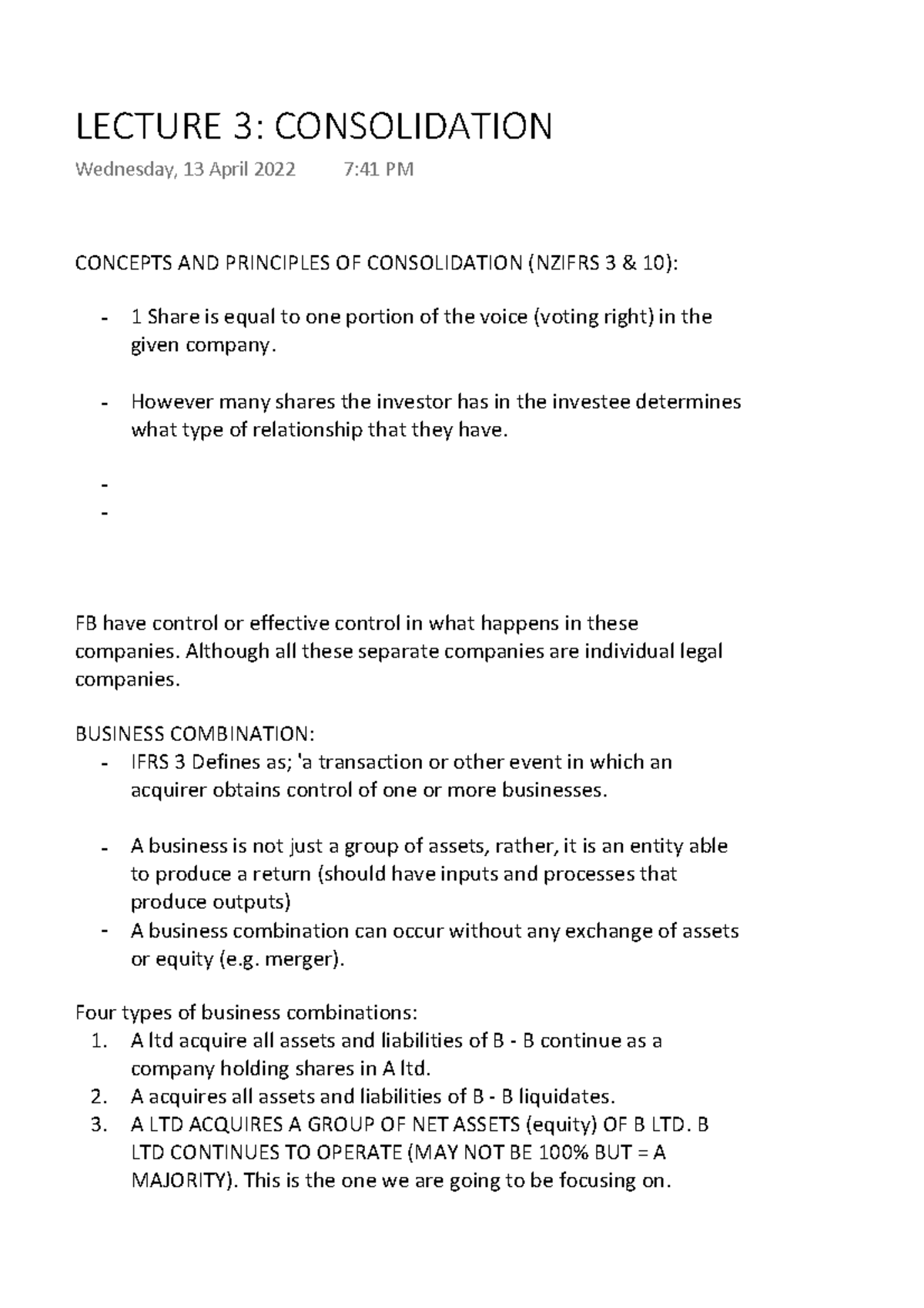 Lecture 3 Consolidation - CONCEPTS AND PRINCIPLES OF CONSOLIDATION ...