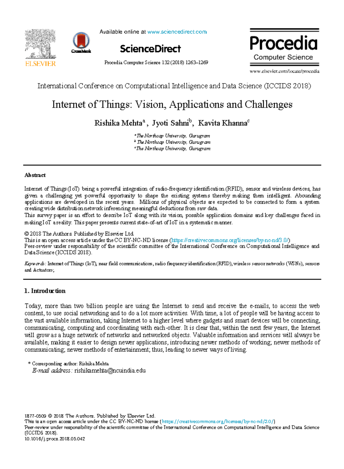 1-s2 - Notes - ScienceDirect Available online at sciencedirect Procedia ...