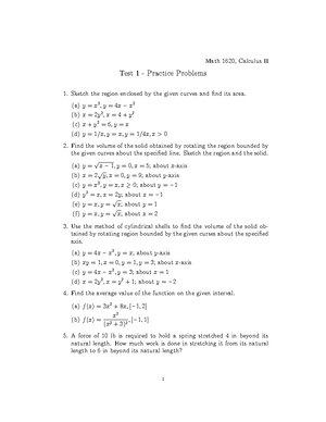 Test 3 Review Answer Key updated - Test 3 – Practice Problems Answer ...