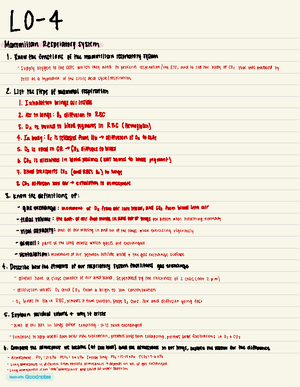 LO Test 1 - The learning objectives for Test 1. - Learning Objectives ...